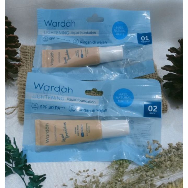 WARDAH LIGHT LIQUID FOUNDATION MINI | Lazada Indonesia