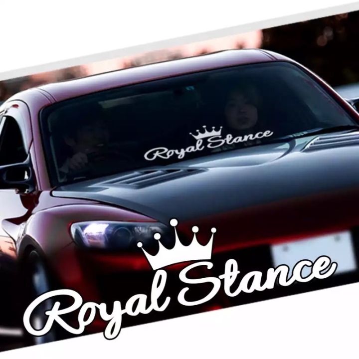 (Ready Stock) S685# Royal Stance For Universal Car Vinyl Decal Sticker ...