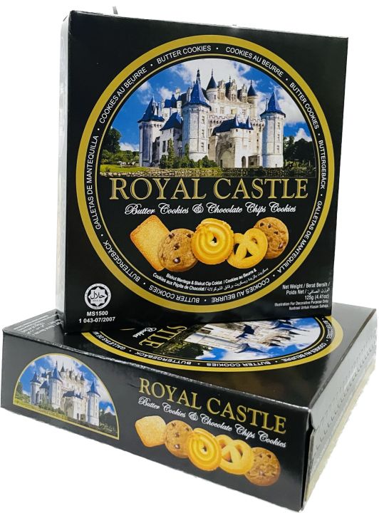 Royal Castle Butter Cookies and Chocolote Chip Cookies 125g | Lazada PH