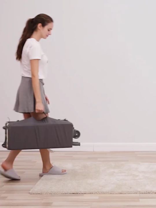 COD Baby Crib 2 layer Foldable Rocking Crib Travel Crib For Baby Height ...