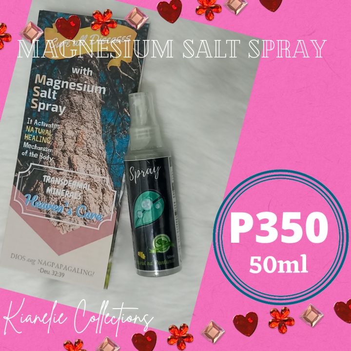 MSS | MAGNESIUM SALT SPRAY 50ml| |ORGANIC|NATURAL NA PANLUNAS|HEALING ...