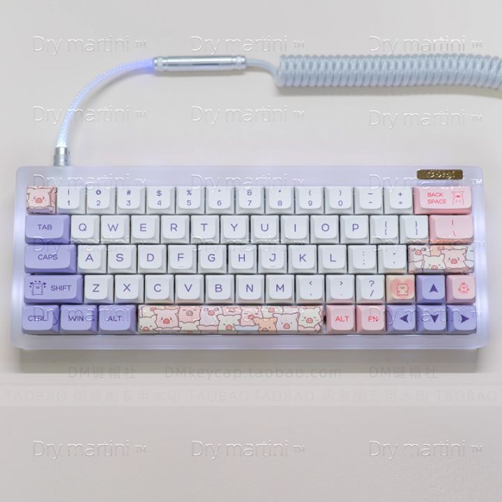 【Keycap Only】 Peppa Pig Keycap Cute Taro purple 144 Keys XDA Profile ...