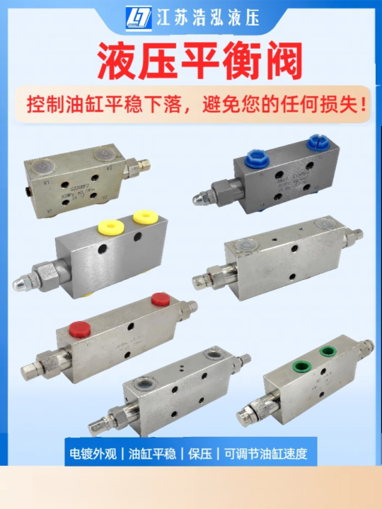 Hydraulic Double Acting Balance Valve for Crane Hydraulic Lock Cylinder ...