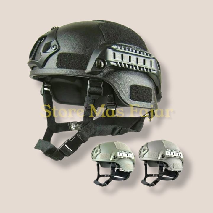 Helm Tactical/Helm Rashguard/Helm Tempur/Helm Brimob | Lazada Indonesia