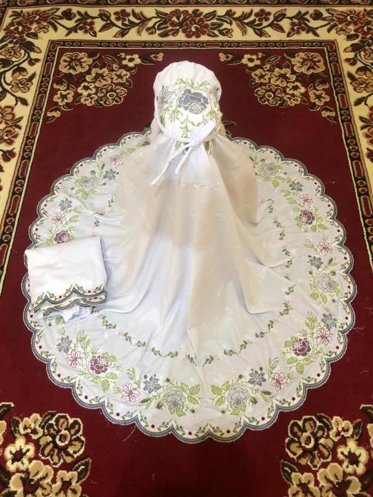 Mukena Bordir Strimin Keliling / mukena bordir bukittinggi | Lazada ...