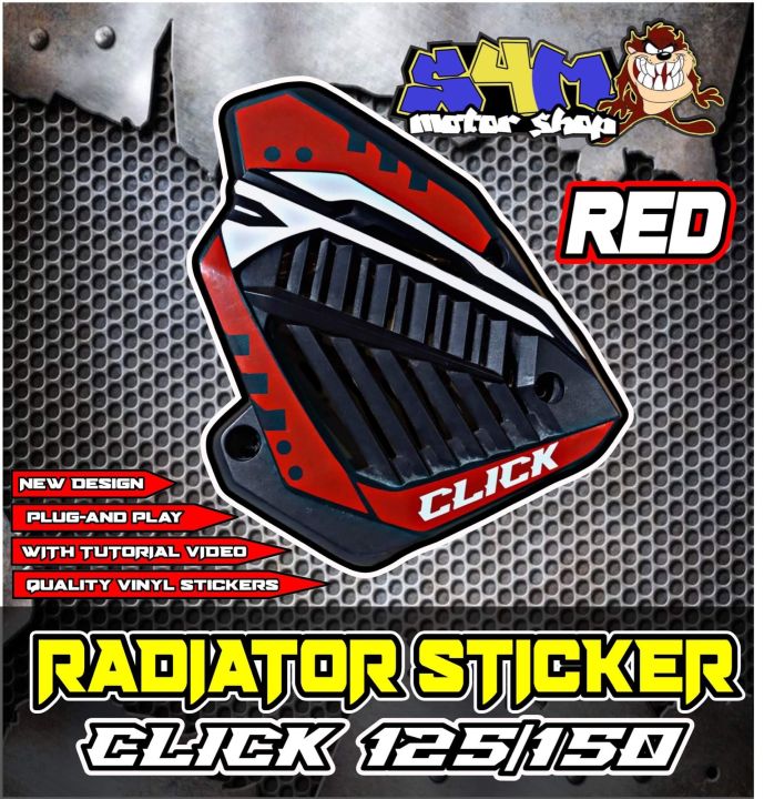 Click V2 V3 Radiator Sticker | Lazada PH