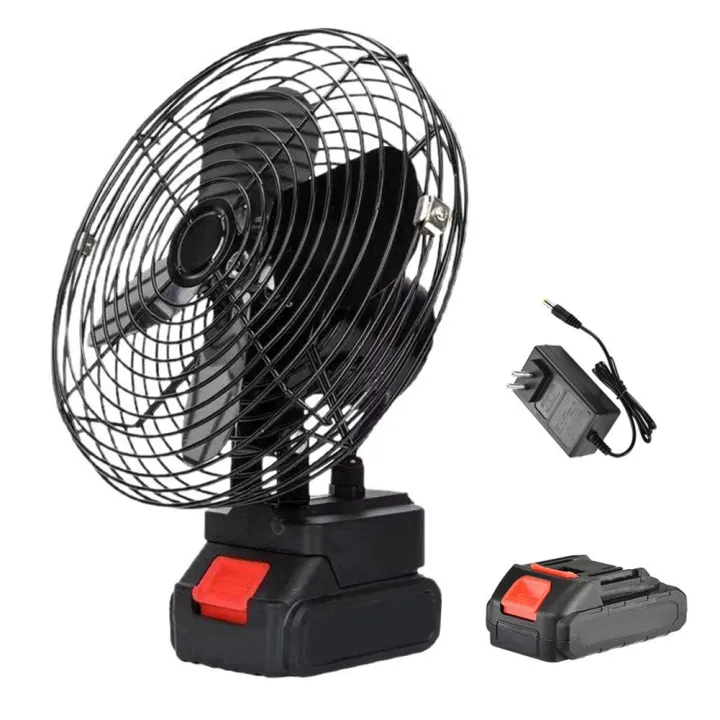 Lithium Battery Fan Rechargeable High Power Fan Outdoor Desktop Cooling ...