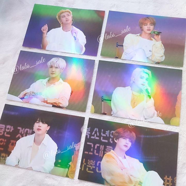 [Official] BTS Sowoozoo DvD postcard Holo 4x6 RM Jin Suga Jhope Jimin ...