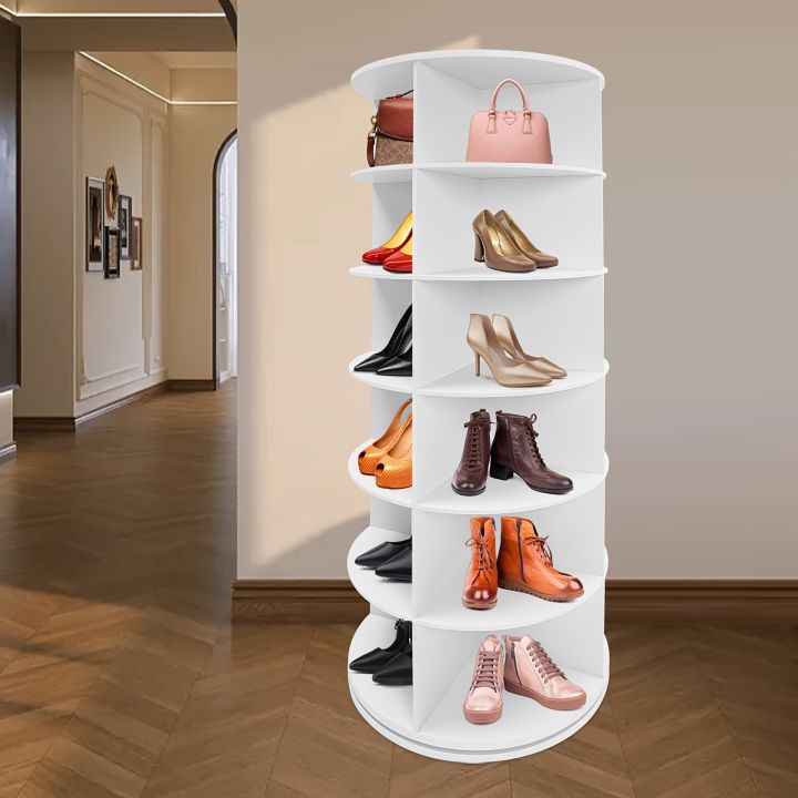 Rotate Shoe Rack Shoe Cabinet Multi-Layer Shoe Cabinet Floor Simple Bag ...