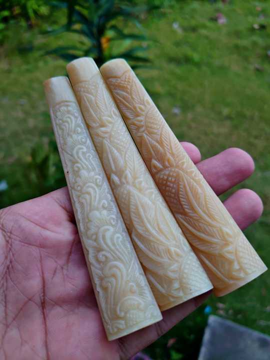 ONCE ROKOK TULANG IGA SAPI KUNING GADING UKIRAN BUNGA | Lazada Indonesia