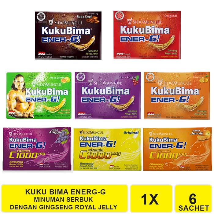 KukuBima Ener-G dengan Ginseng dan Royal Jelly. | Lazada