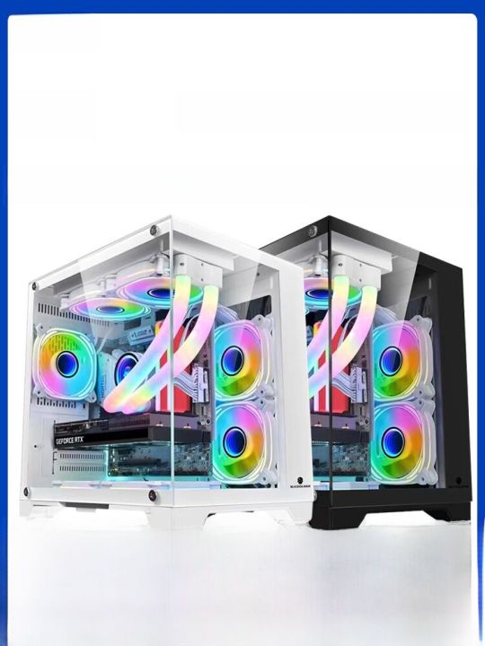 Water Cooling Computer Case Play Bravery Mini Sea View Room Glass Full ...