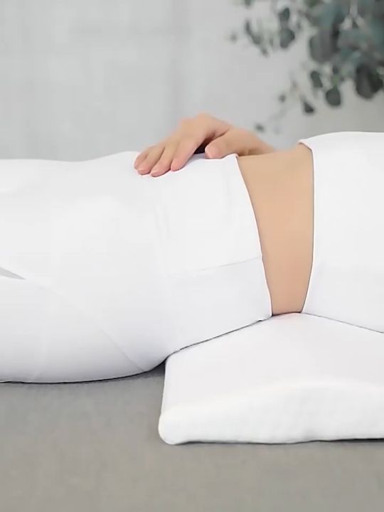 Lumbar Support Wedge Pillow Lower Back Pain Relief Support Cushion Bed ...