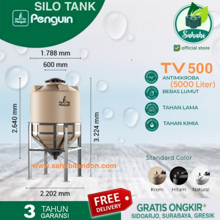 Tandon Air / Toren Air / Tangki Air Silo Tank 5000 Liter Invoice ...