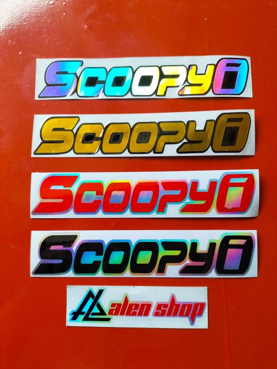 STIKER CUTTING SCOOPY | Lazada Indonesia
