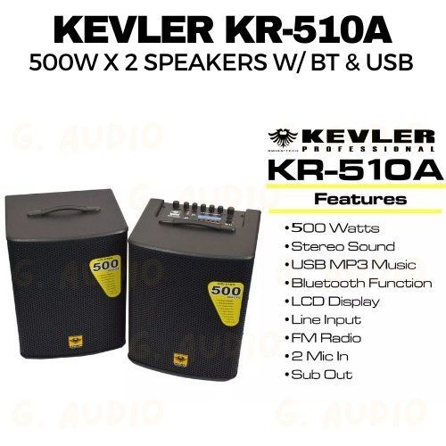 Kevler Amplified Speaker 500w KR-510A Original | Lazada PH