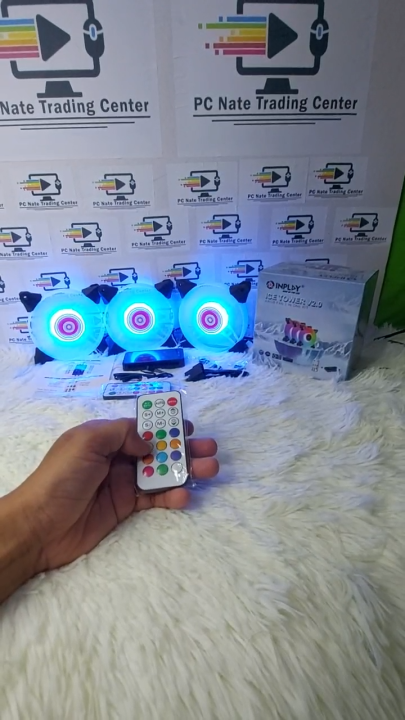 Inplay ICE TOWER V2 3-In-1 Fan Kit | 3PCS 12CM Cooling Fan, with Remote ...