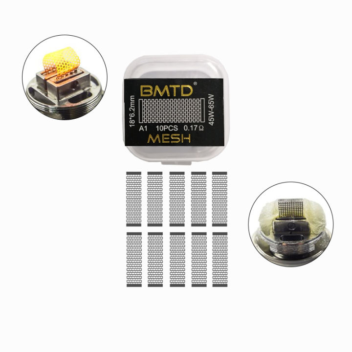 10Pcs Mesh Style Coils A1 0.13Ohm S316 0.12Ohm Ni80 0.16Ohm Heating ...
