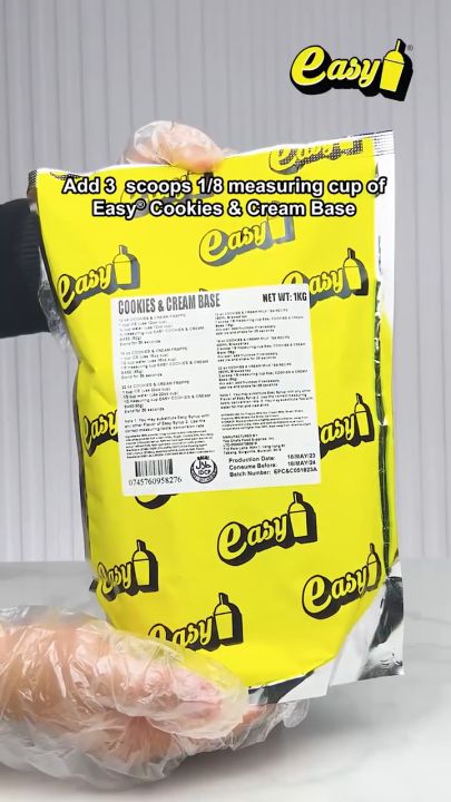 Easy Brand Cookies And Cream Flavored Powdered Drink Mix 1kg | Lazada PH