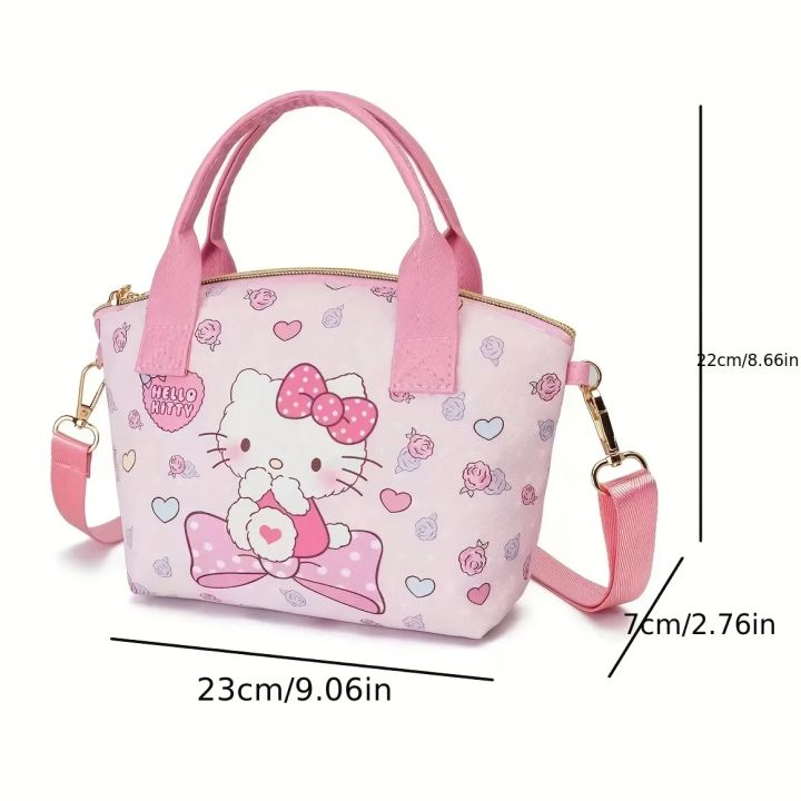 Lovely Sanrio Cinnamoroll Hello Kitty Tote Handbag Stylish Versatile ...