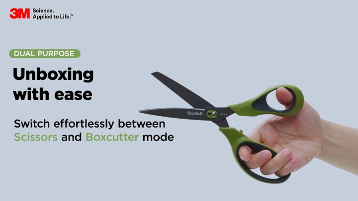 3M™ Scotch Unboxing Scissors/ Stainless Steel Scissors 1487/ Available ...