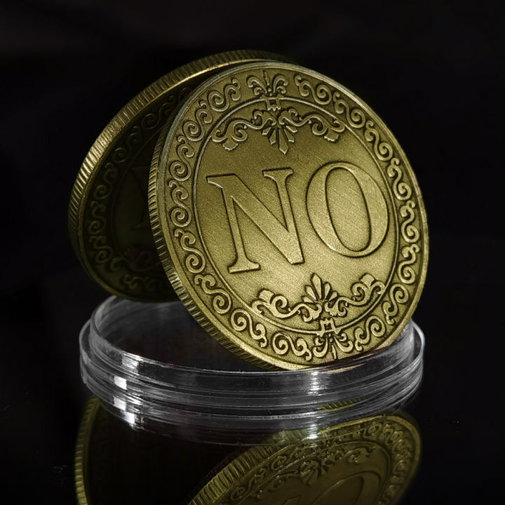Yes No Decision Coin Magic Coin Collection Vintage Bronze Wish Lucky ... Yes No Decision Coin Magic Coin Collection Vintage Bronze Wish Lucky ...