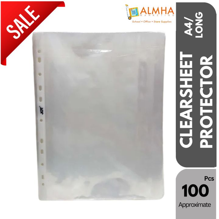 Clear Sheet Protector A4/Long 11 Holes ( APPROXIMATELY 100sheets ...