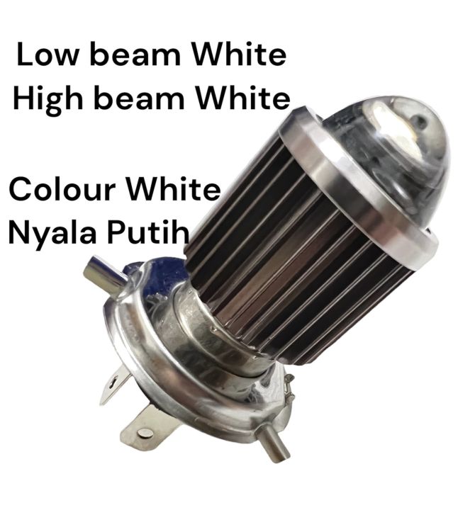 LAMPU LED H4 H6 H6 BA20D LASER BOHLAM LAMPU UTAMA LAMPU DEPAN MOTOR LED ...
