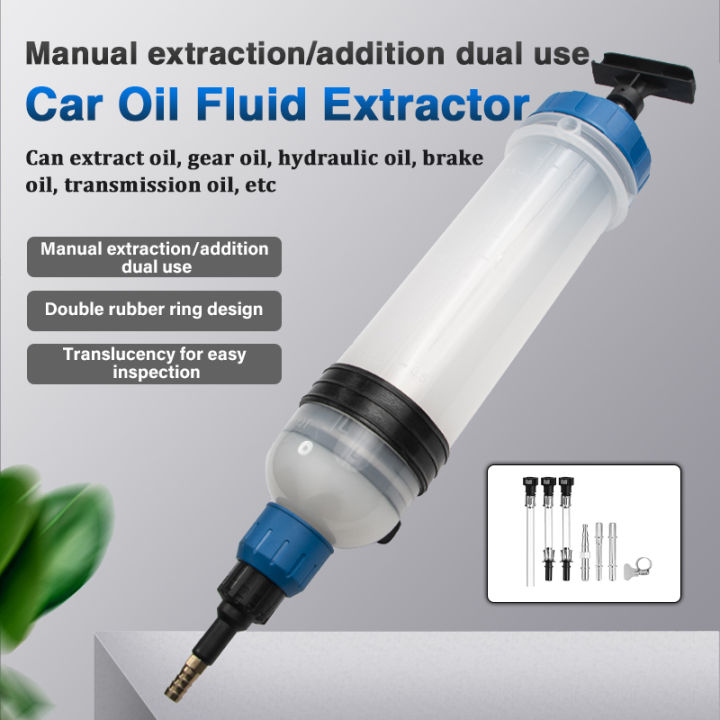 Car Oil Fluid Extractor Filling Syringe Transfer Bottle Manual Oil ...