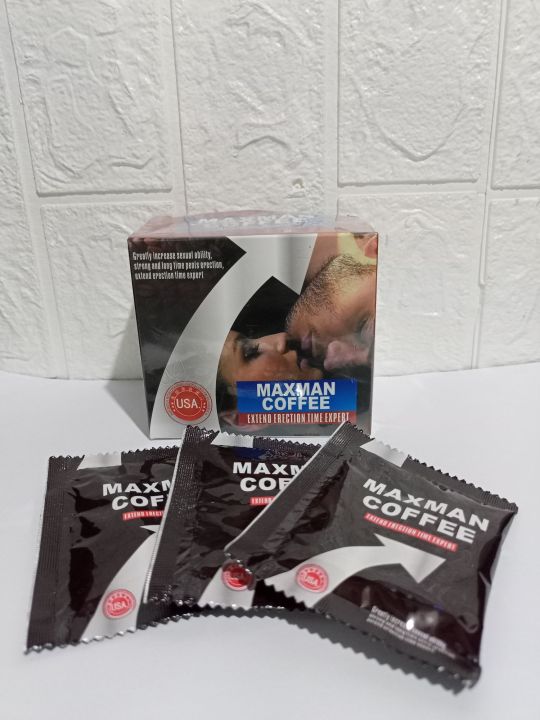 Original maxxman Coffee for men 10 pcs sachet | Lazada PH