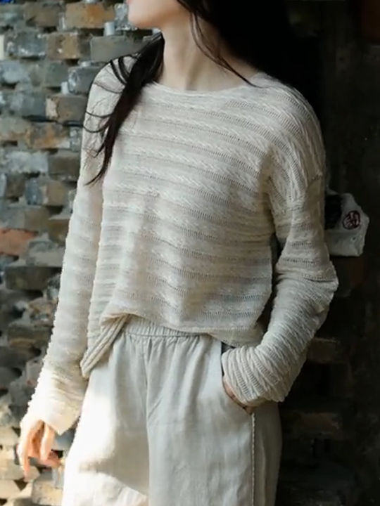 UYFY | เสื้อคลุมไหมพรมคอปกแขนยาวใส่สบายสำหรับทำงานและลำลอง | Lazada.co.th