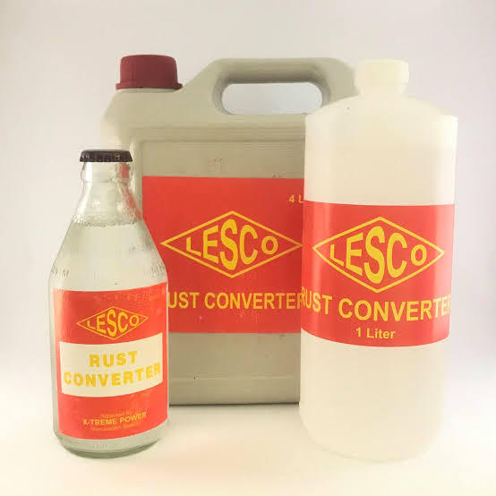 LESCO RUST CONVERTER RUST REMOVER BOTE 350ML, BOTTLE, 1 LITER, 1 GALLON ...