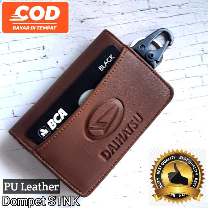 Dompet Stnk Mobil Dompet Kunci Gantungan Kunci Mobil Kulit | Lazada ...