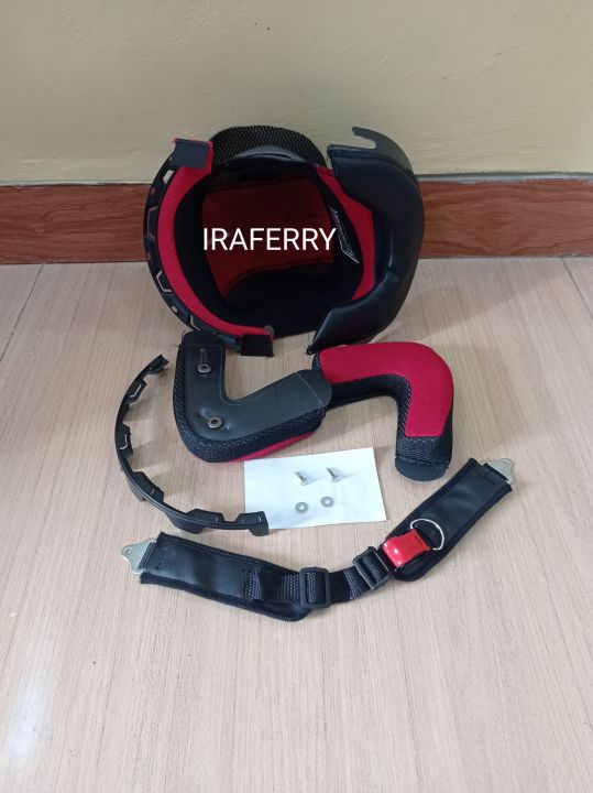 busa helm kyt 2 vision 1 vision satu set kancing klip BESI dan klip ...