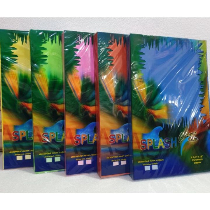 Assorted Colored Paper 1 REAM LONG | Lazada PH