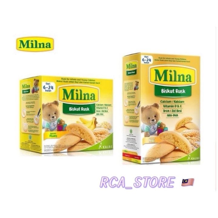 Milna Rusk Baby Biscuit 6m+ | Lazada