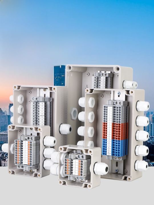 Outdoor Waterproof Plastic ABS Three-Way Cable Wiring Box Weatherproof ...