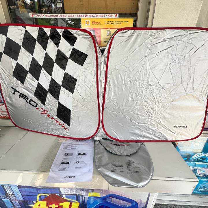 GENUINE/ORIGINAL TOYOTA TRD SUNSHADE FOR HILUX/FORTUNER (PC234-0K002 ...