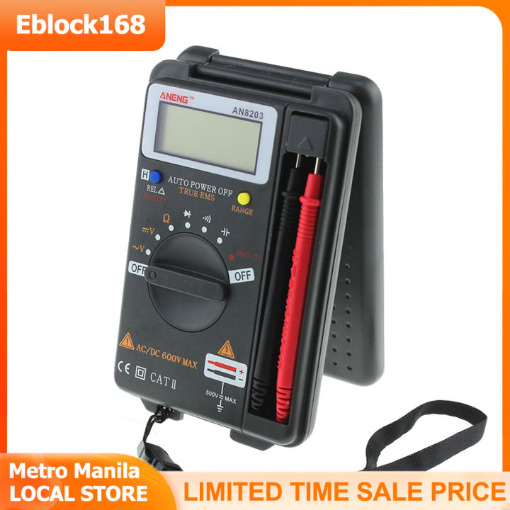 Handheld Mini Digital Multimeter Multifunction 4000 Counts Multi Meter ...