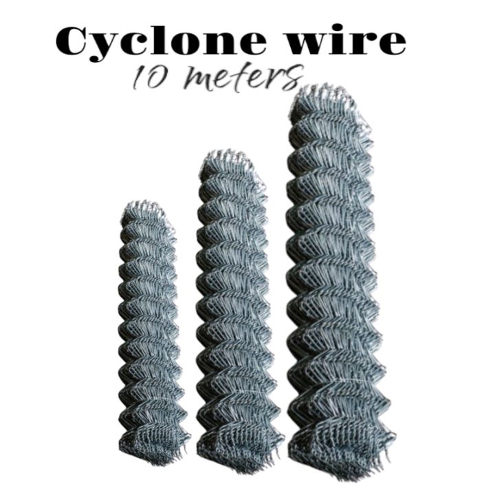 Local Made cyclone wire 10 meters long 2x2 inch hole size 4ft, 5ft, 6ft ...
