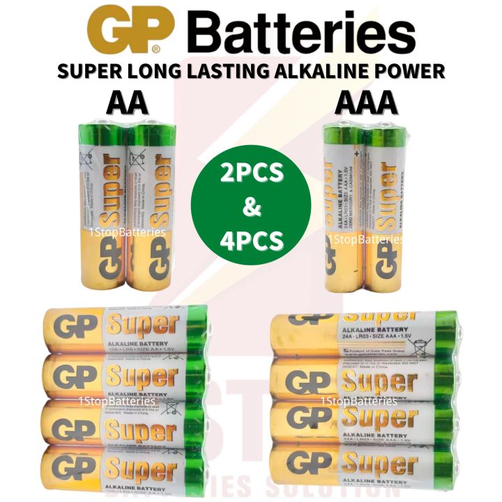 [Wholesale Price] GP AA / AAA 1.5V Super Long-Lasting Alkaline Battery ...