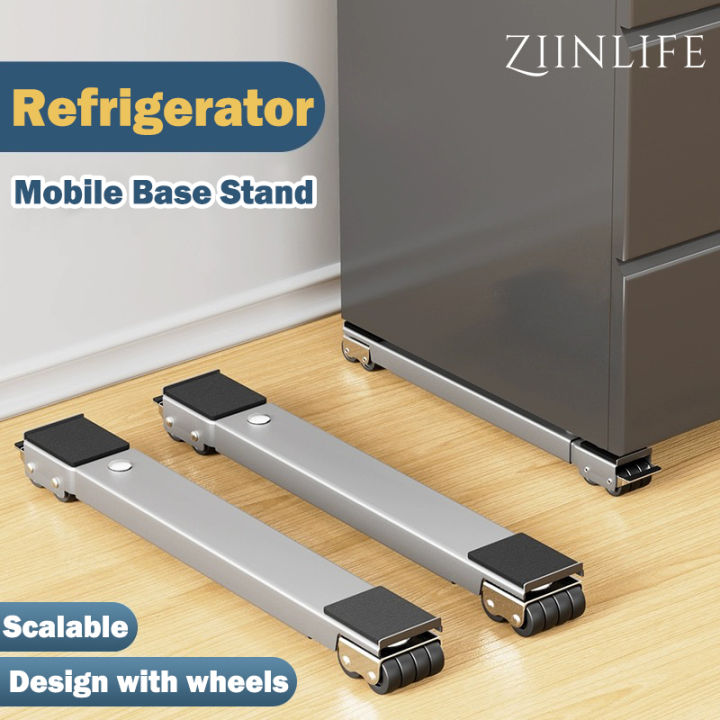 Ziinlife Refrigerator Washing Machine Mobile Base Stand 2PCS Set ...
