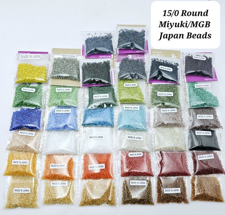 Buy 10 Free 1 Round- 1.5mm Miyuki/MGB Japanese Seed Bead Glass Bead (± ...
