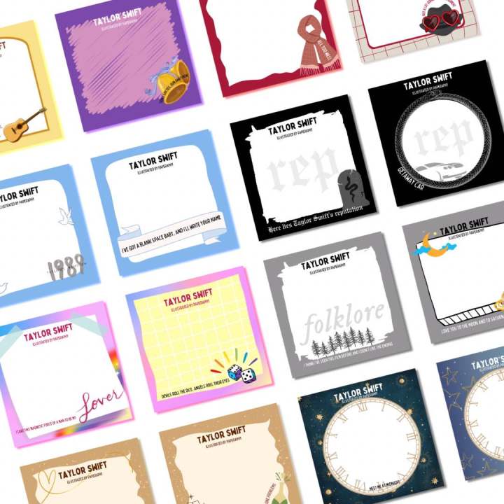Taylor Swift Inspired Pads, Original Design Swiftie's Memo Pads | Lazada PH