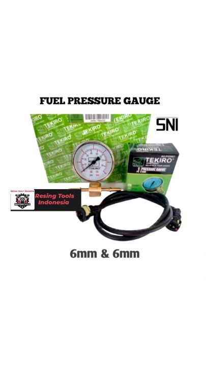 PAKET MURAH fuel pressure gauge alat ukur cek ukur tekanan rotak pompa ...