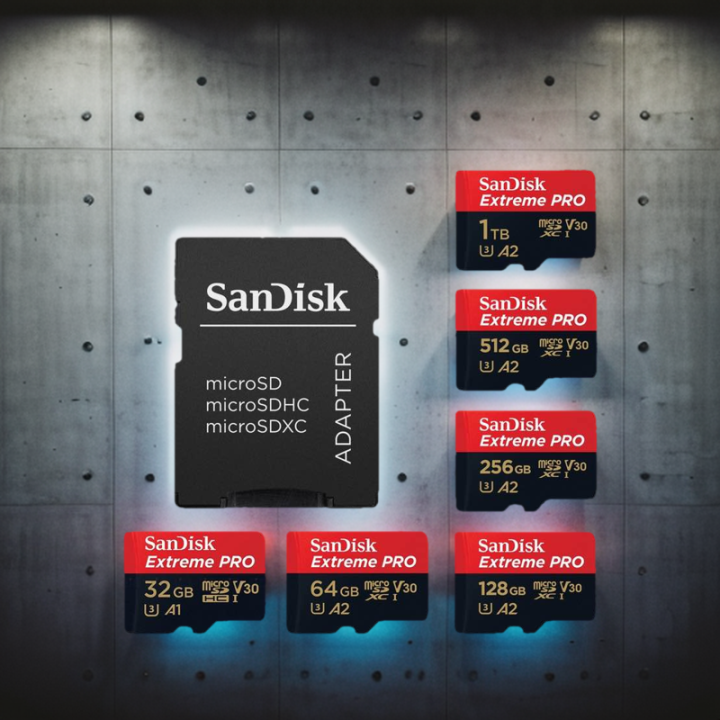 SanDisk Extreme Pro Micro SD Card 5K SDXC 32GB 64GB 128GB | Lazada.co.th