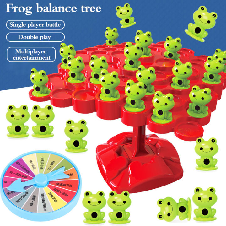 Frog Stackable Balance Tree Toy Thinking Training Puzzle Toys Learning ...