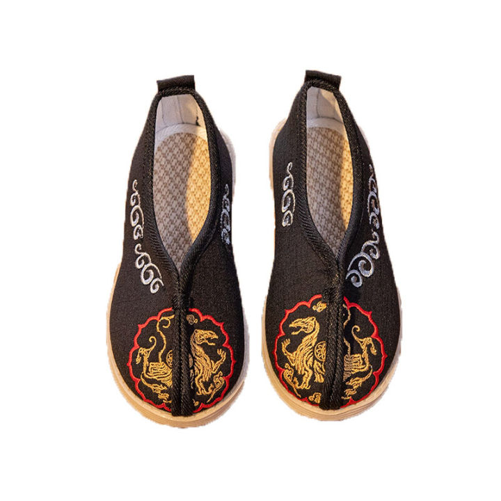 Handmade Embroidered Children's Shoes Ethnic Style Beijing Opera Shoes ...