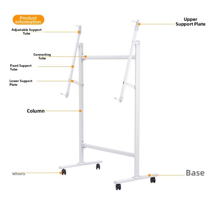 YUYOU | Adjustable Foldable Portable Whiteboard Blackboard Stand ...