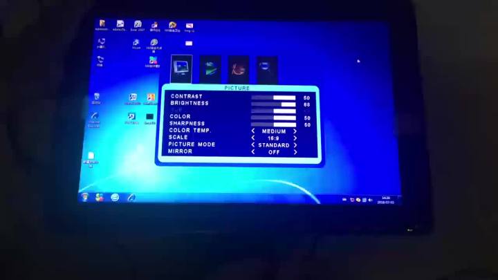 OSCY 7 Inch Small Monitor 1024x600Monitor, HDMI VGA AV Tiny Monitor ...